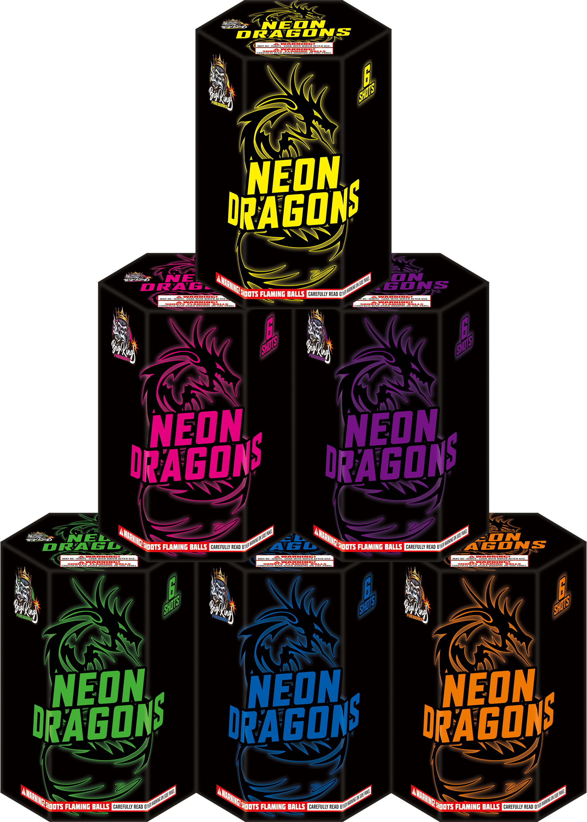 NEON DRAGONS – Big Fireworks