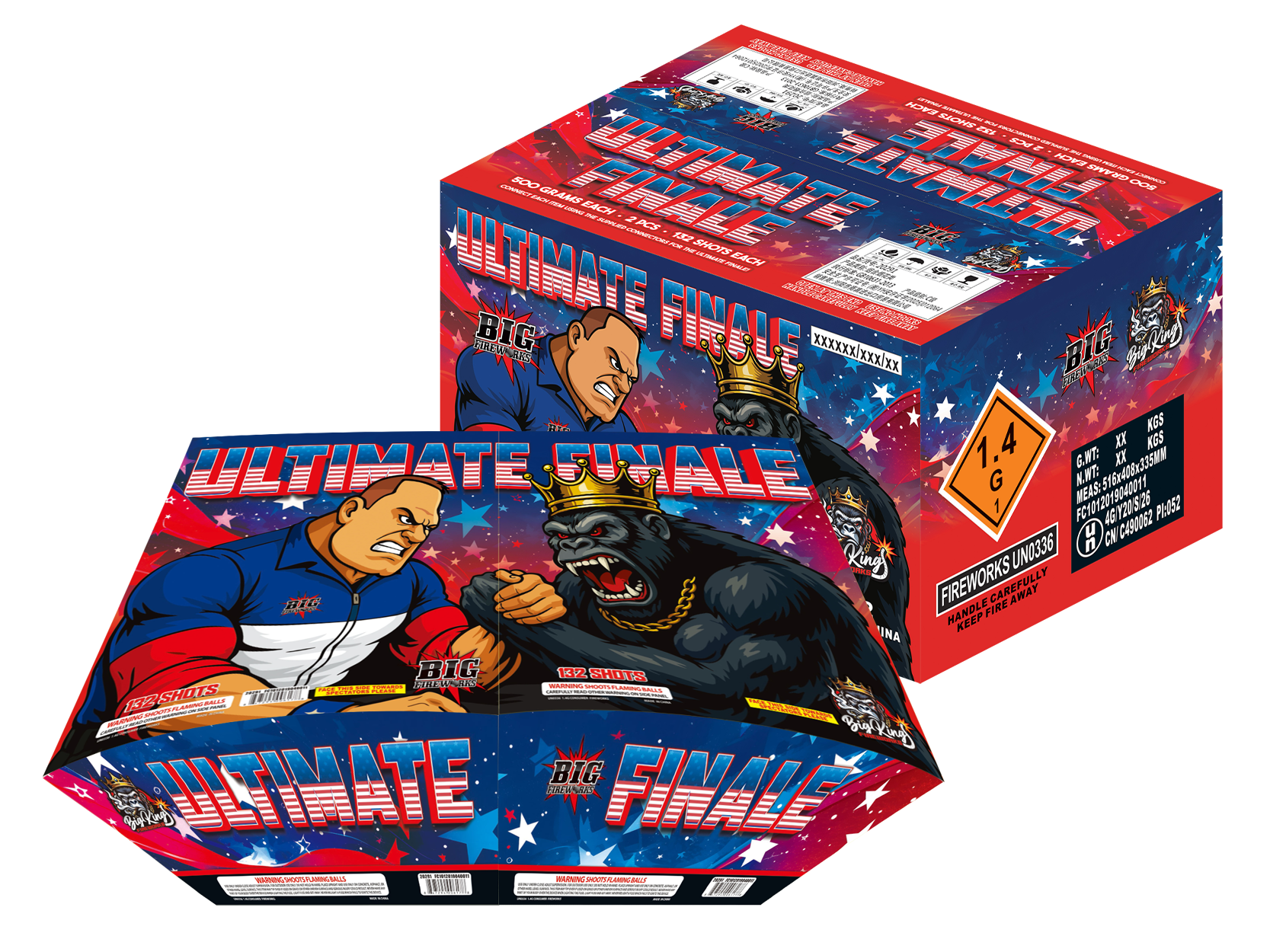 ULTIMATE FINALE - 264 SHOT – Big Fireworks