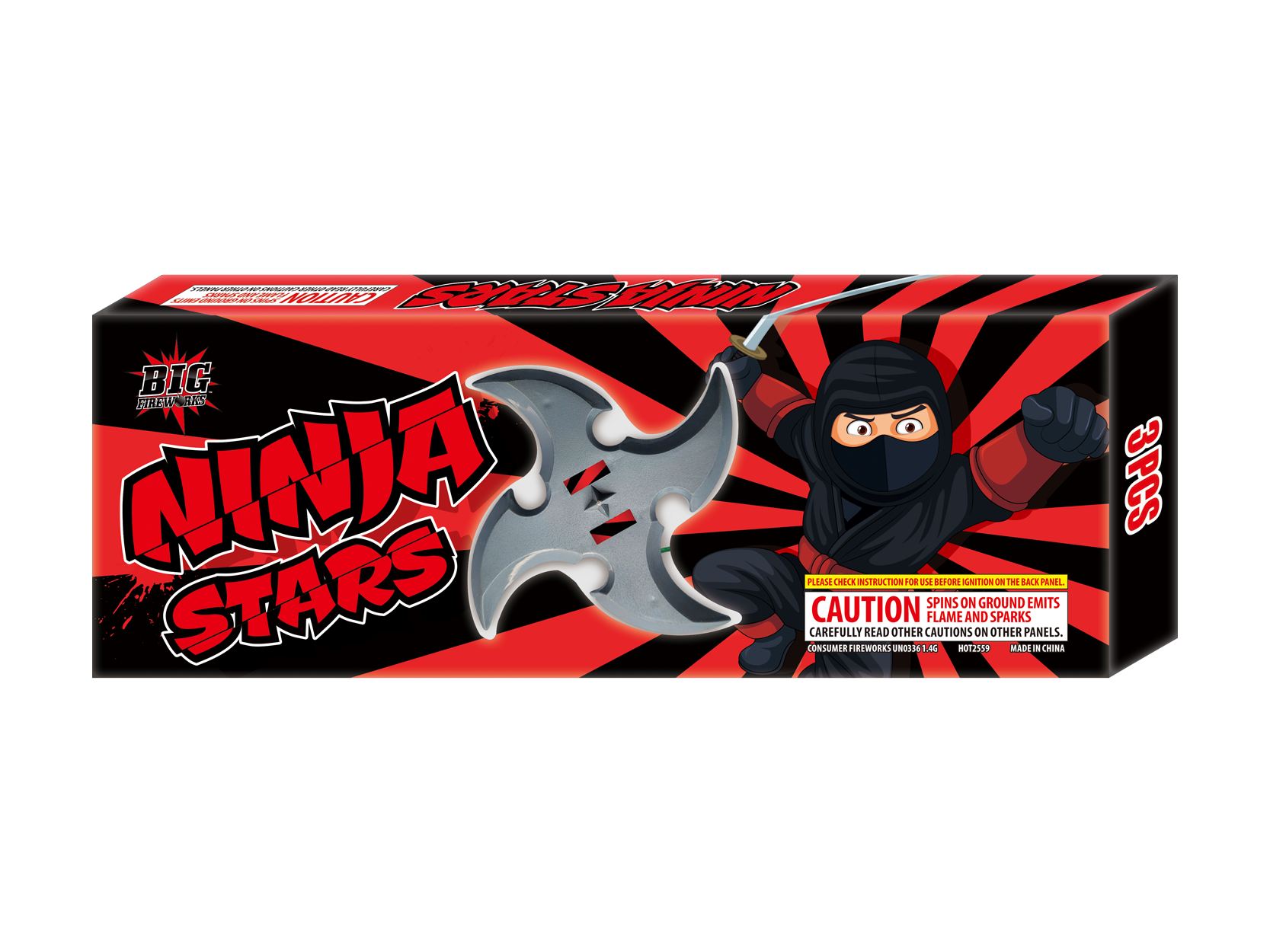 NINJA STAR – Big Fireworks