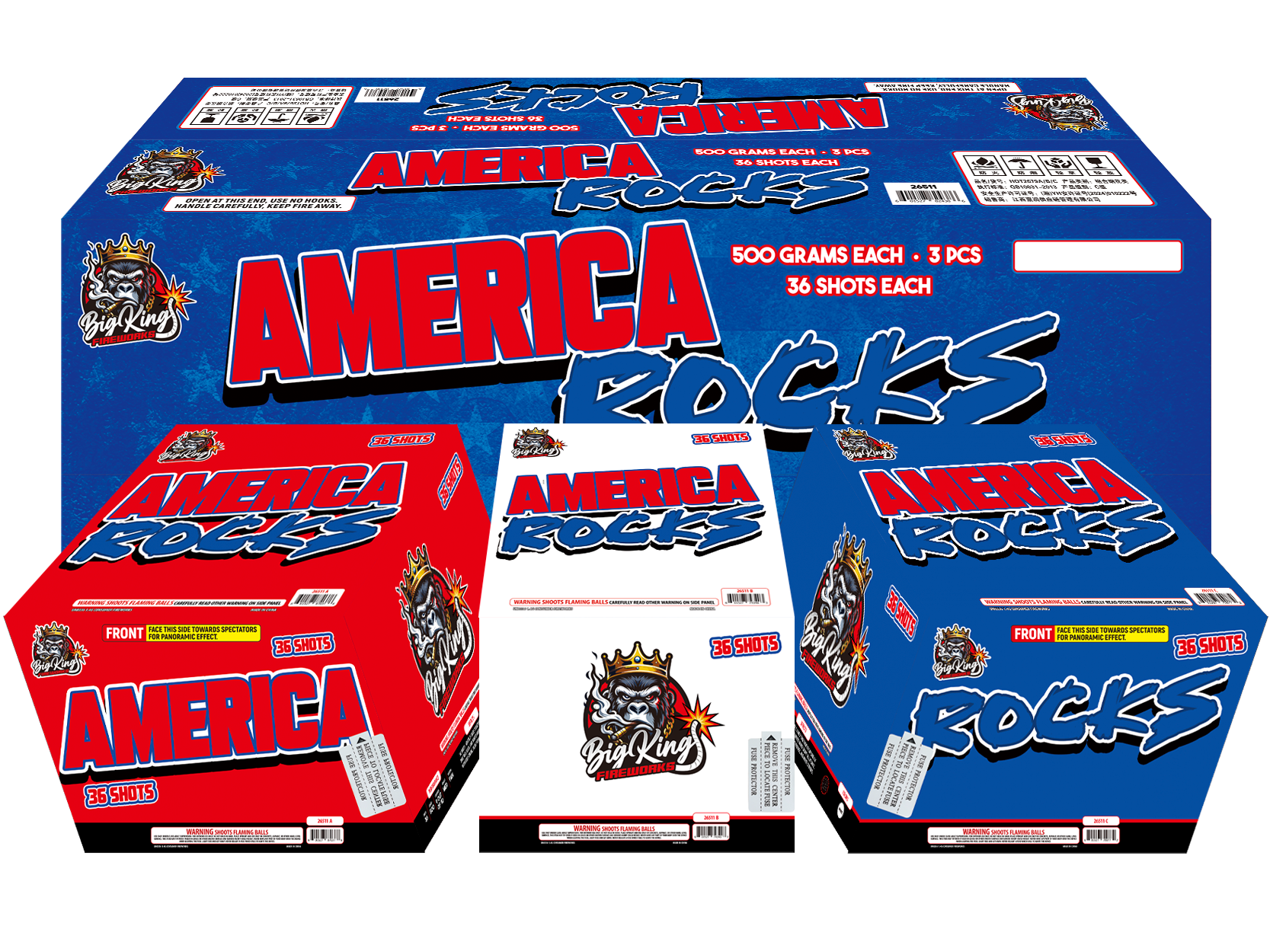 AMERICA ROCKS – Big Fireworks