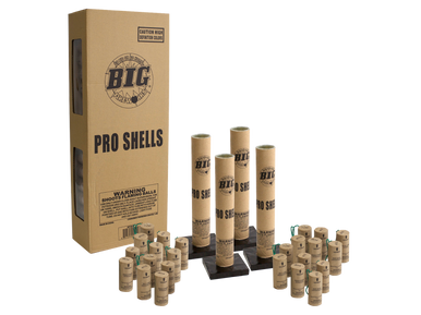 Pro Shells 24 Pack 60 Gram Canister Big Fireworks